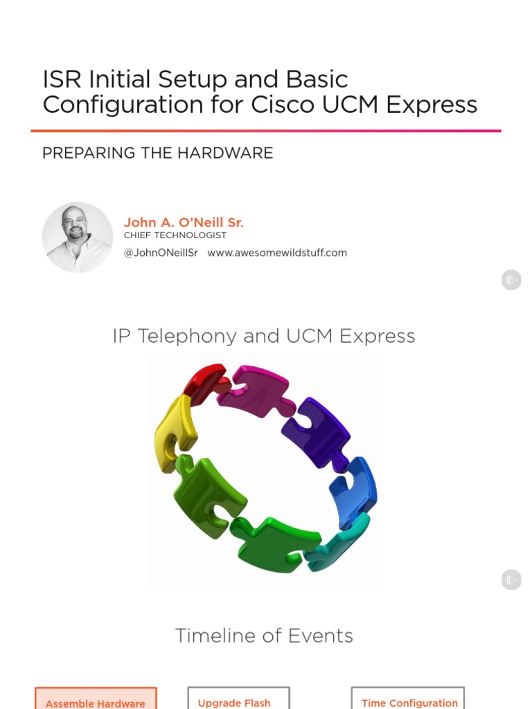 1 Isr Initial Setup Configuration Cisco Ucm Express m1 Slides | PDF ...