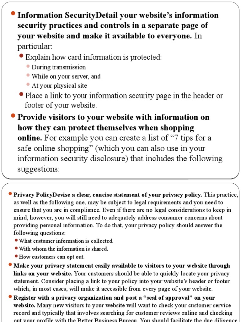 Particular:: Explain How Card Information Is Protected | PDF | Credit ...