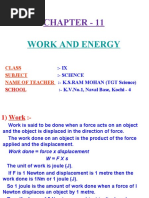 Physics Lesson 4 - Work, Energy and Power | PDF | Potential Energy | Watt