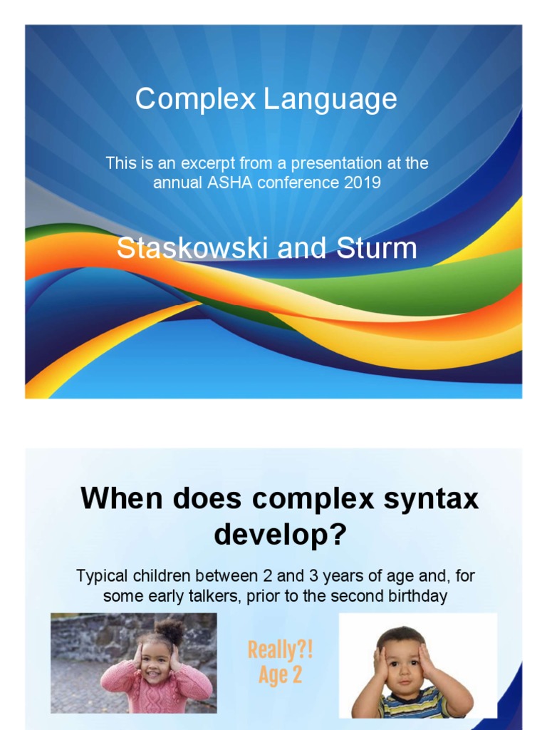 Complex Language Excerpt | Download Free PDF | Adverb | Sentence ...