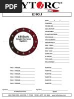 Bolt Torque Report | PDF | Mechanical Engineering