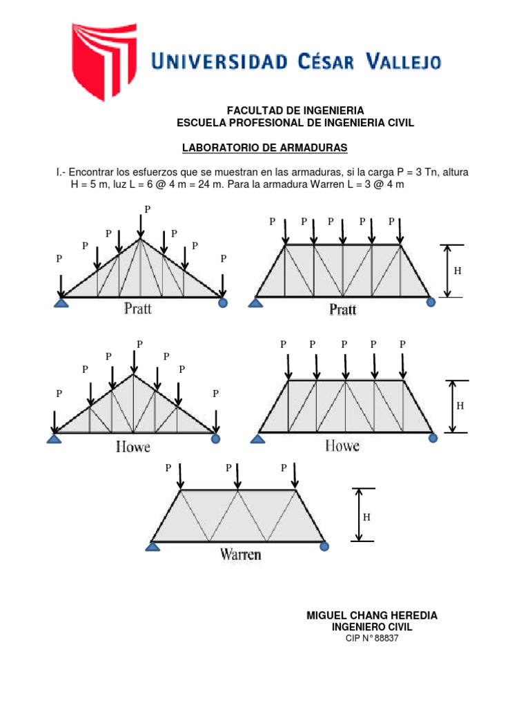 Ejercicios Armaduras | PDF