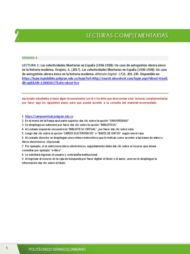 Lectura Complementaria - Referencias - S4 | PDF | Política