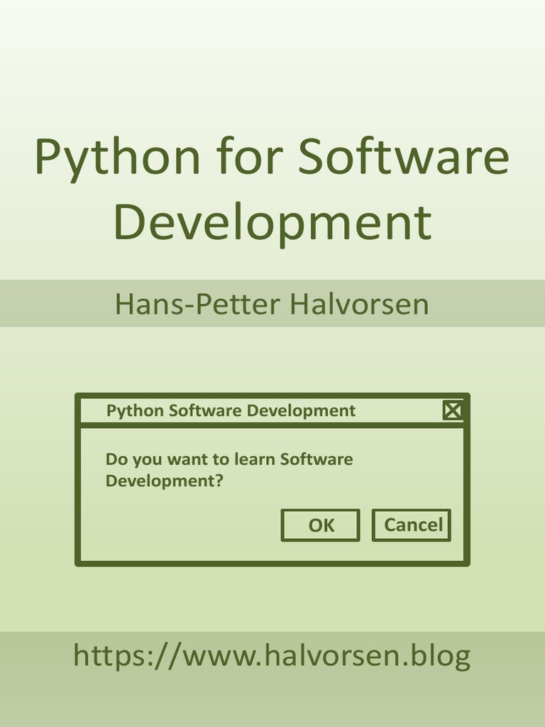 Python For Software Development | PDF | Python (Programming Language) | Command Line Interface