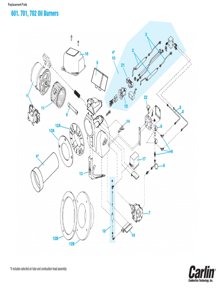 701, 702 Oil Burners: Replacement Parts | PDF | Vehicle Parts ...