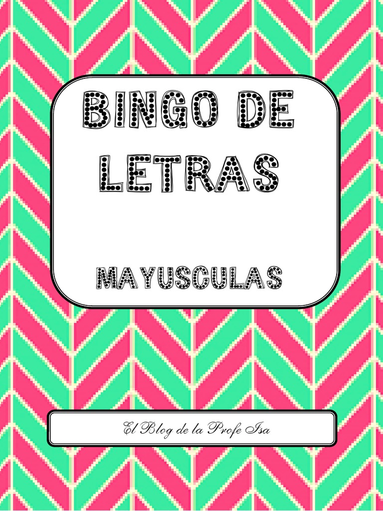 Bingo de Letras Mayusculas PDF | PDF