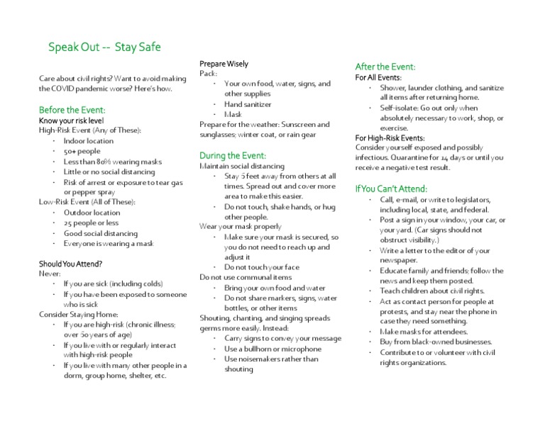 Speak Out Stay Safe | PDF