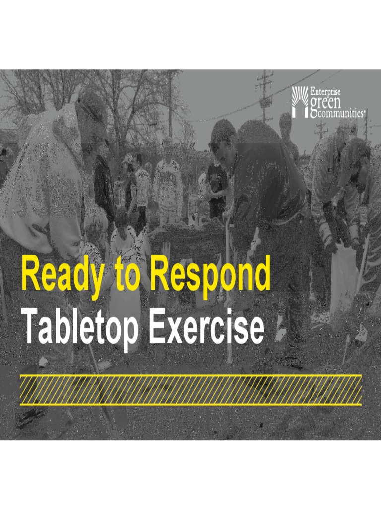 Ready To Respond Tabletop Exercise | PDF | Incident Command System ...