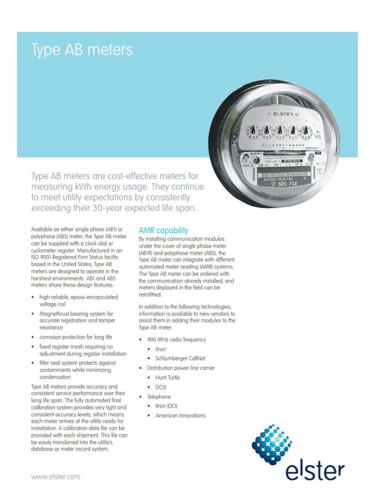 Type AB Data Sheet | PDF | Electrical Engineering | Electric Power