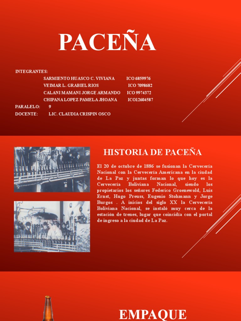 Paceña 1 | PDF | Cocina, comidas y vino | Arte