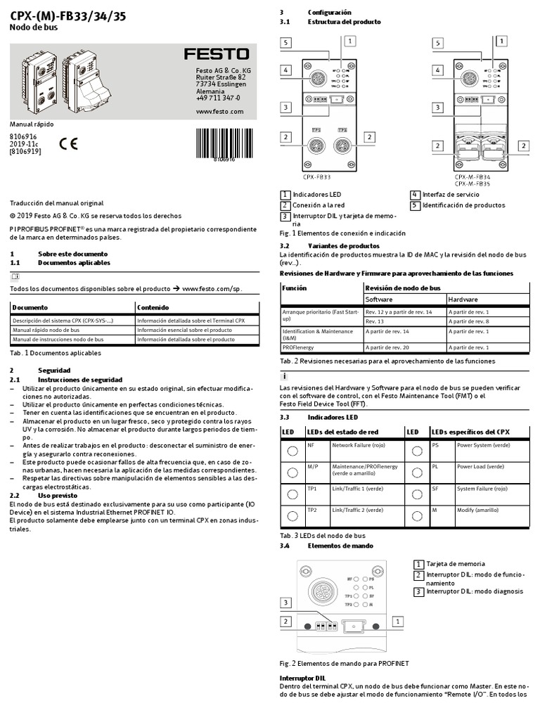 CPX - (M) - FB33 34 35 Instruction 2019-11c 8106919e1 | PDF | Tornillo ...