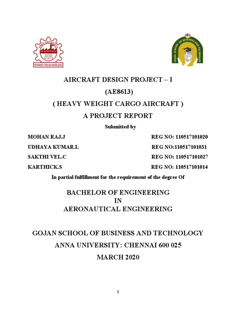 Adp Report | PDF | Airplane | Aerospace