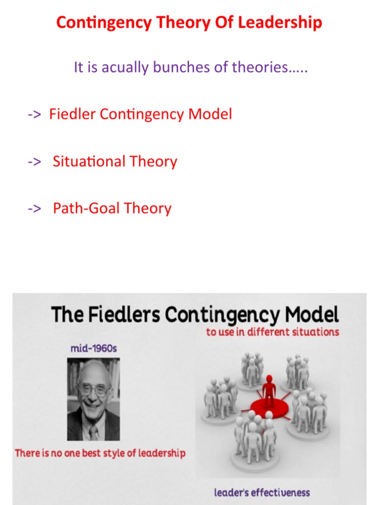 Contingency Theory of Leadership2 | PDF