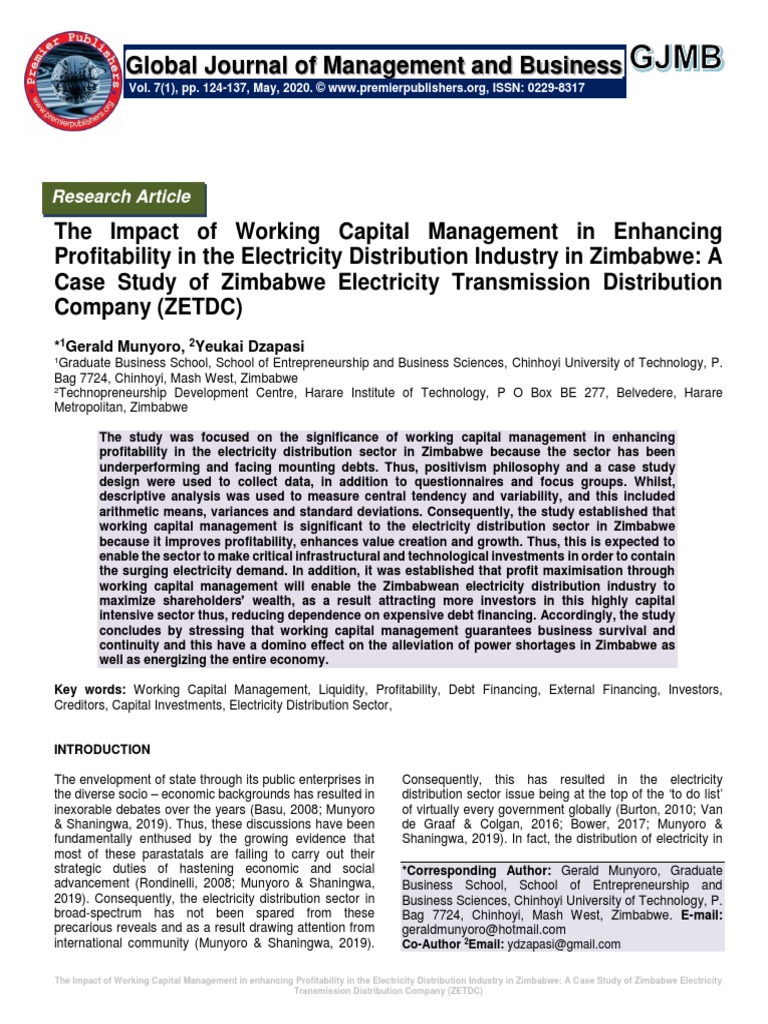 Global Journal of Management and Business: Research Article | PDF