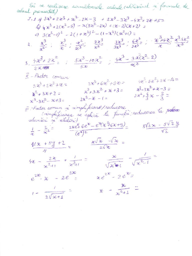 Calcule Cu Litere1 | PDF