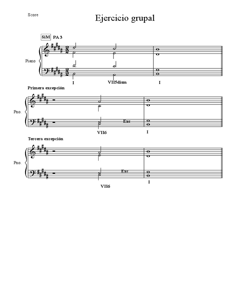 Ejercicio Grupal | PDF