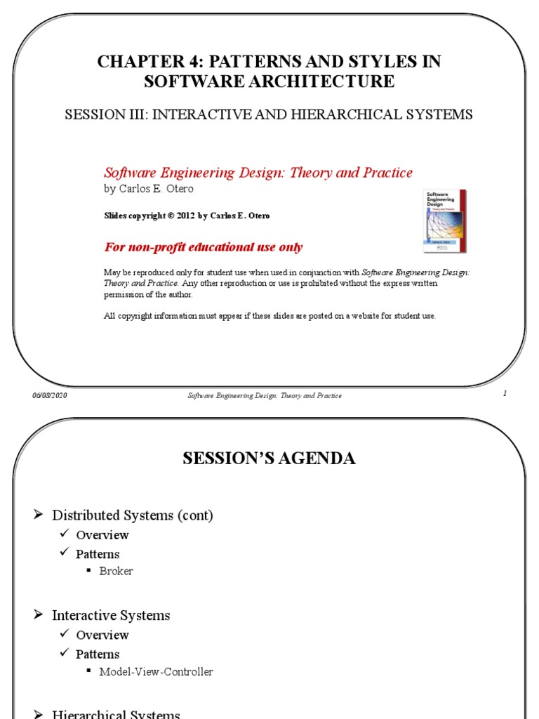 Chapter 4 - Styles and Patterns in Architecture - Session III | PDF ...