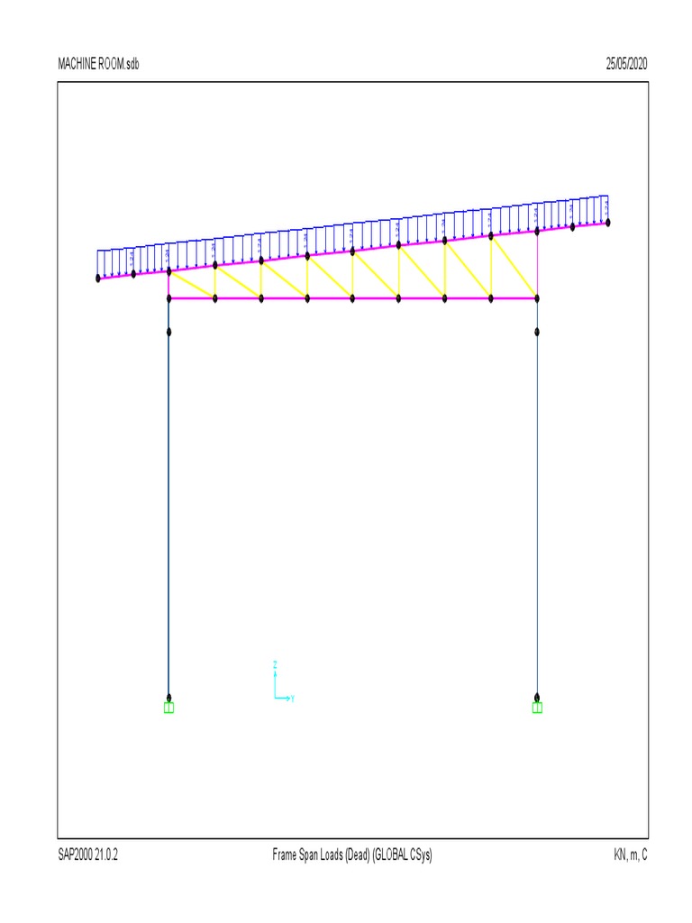 Girt Beam Structural Design Report | PDF | Economic Sectors | Building