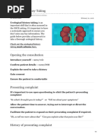 History Taking Format | PDF | Self-Improvement