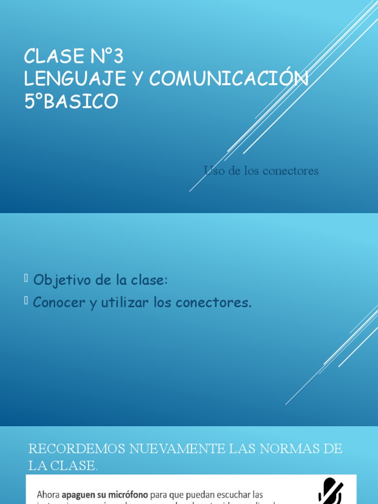 Clase3 5°conectores | PDF | Perfume