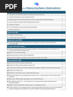 OSCE Checklist Upper Limb Neurological Examination | PDF