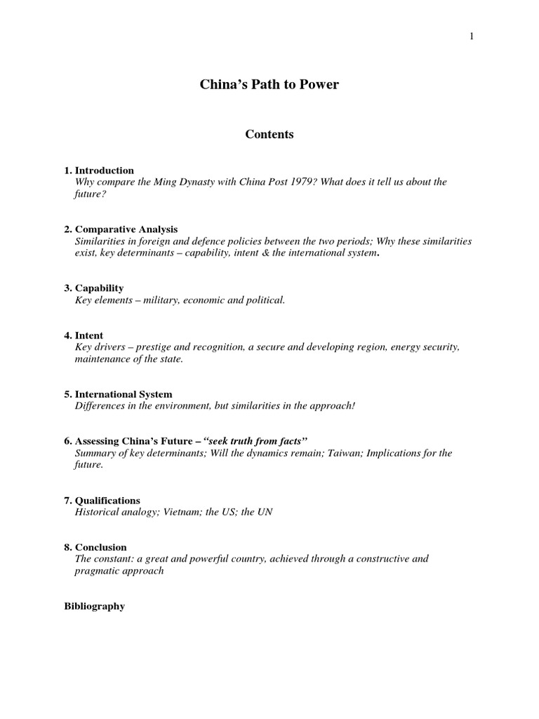 China Path To Power | PDF | People's Liberation Army | China