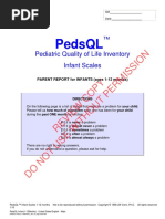 Pedsql 4.0 Core All - Au4.0 - Eng CA Peds QL Okeeee | PDF | Feeling ...