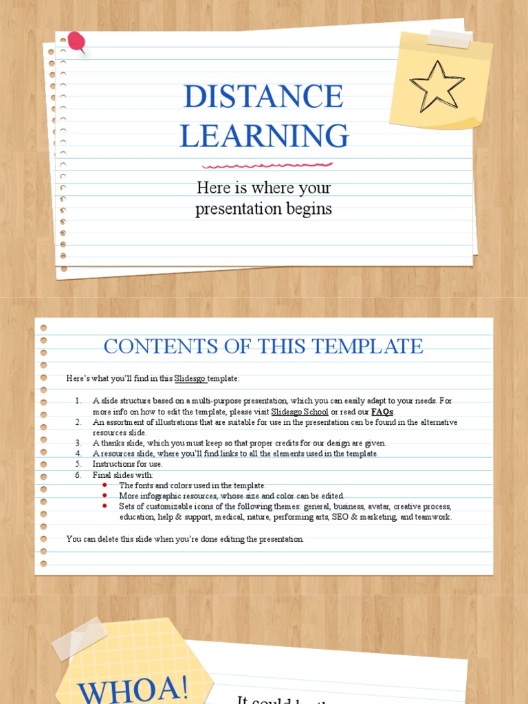 Distance Learning by Slidesgo | PDF | Planets | Saturn