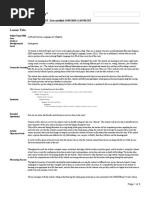 College Lesson Plan Template Guide | PDF | Lesson Plan | Teachers