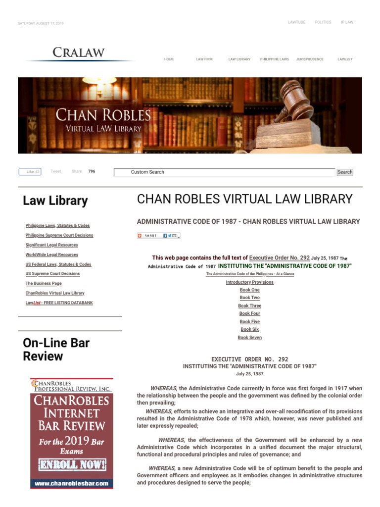 Administrative Code of 1987 | PDF | Initiative | Constitutional Amendment