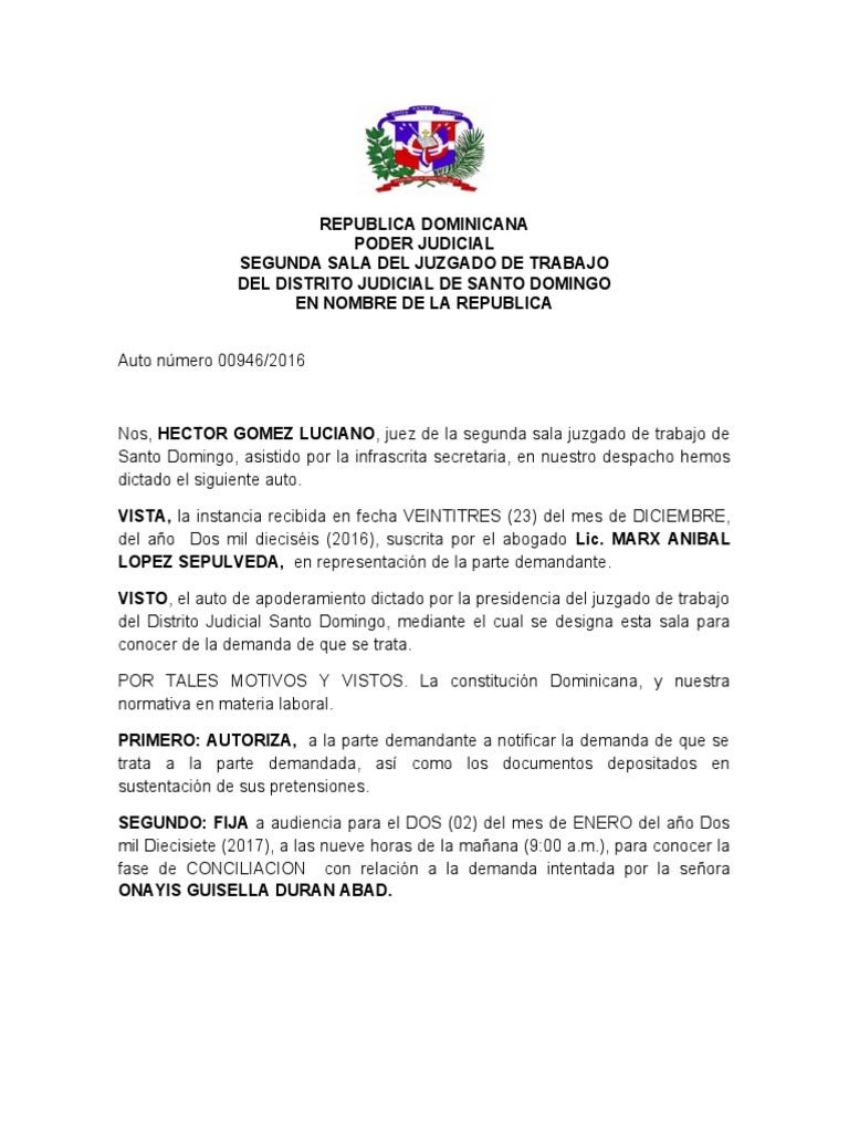 Acto de Apoderamiento | PDF