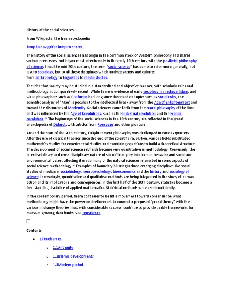 Social Sciences Notes | PDF | Social Science | Anthropology