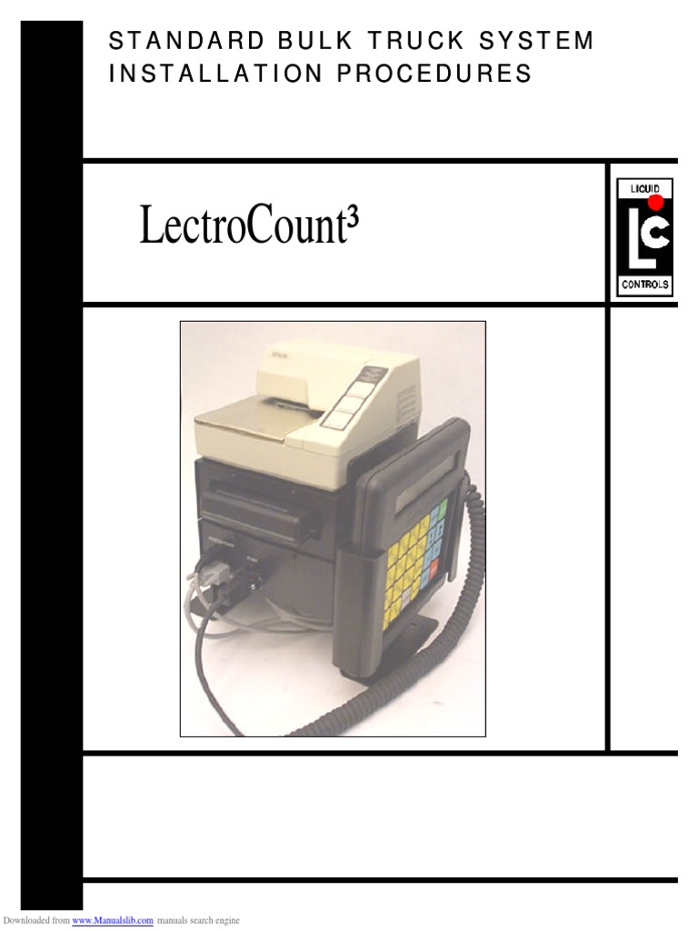 Lectrocount : Standard Bulk Truck System Standard Bulk Truck System ...