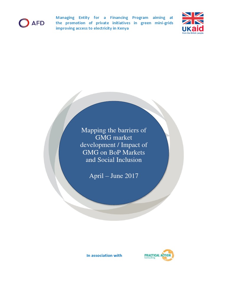 Report On GMG Social Inclusion Project | PDF | Electrical Grid ...