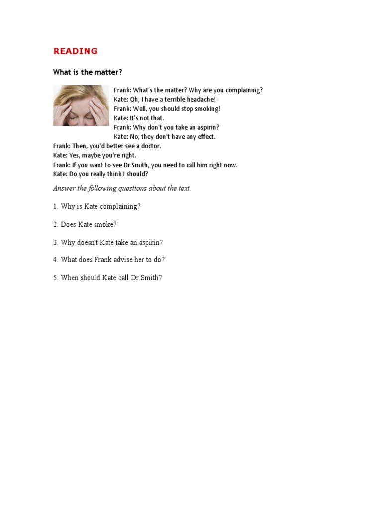 Modal Verbs in Reading Comprehension | PDF | Lifestyle