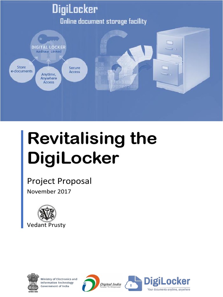 Revitalising The Digilocker: Project Proposal | PDF | Computing | Business