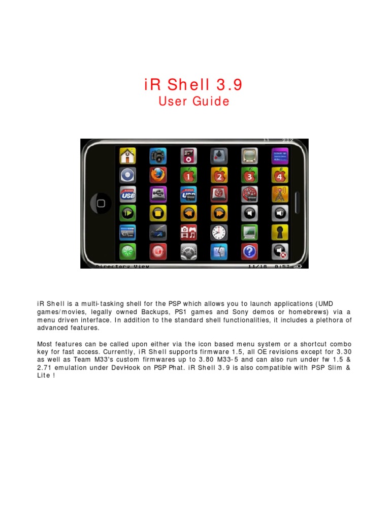 Ir Shell 3 9 User Guide | PDF | Command Line Interface | Device Driver