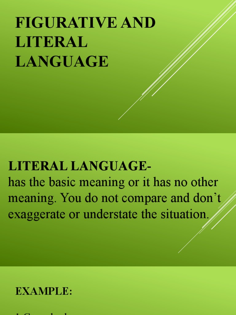 Understanding Literal and Figurative Language | PDF | Metaphor | Semiotics
