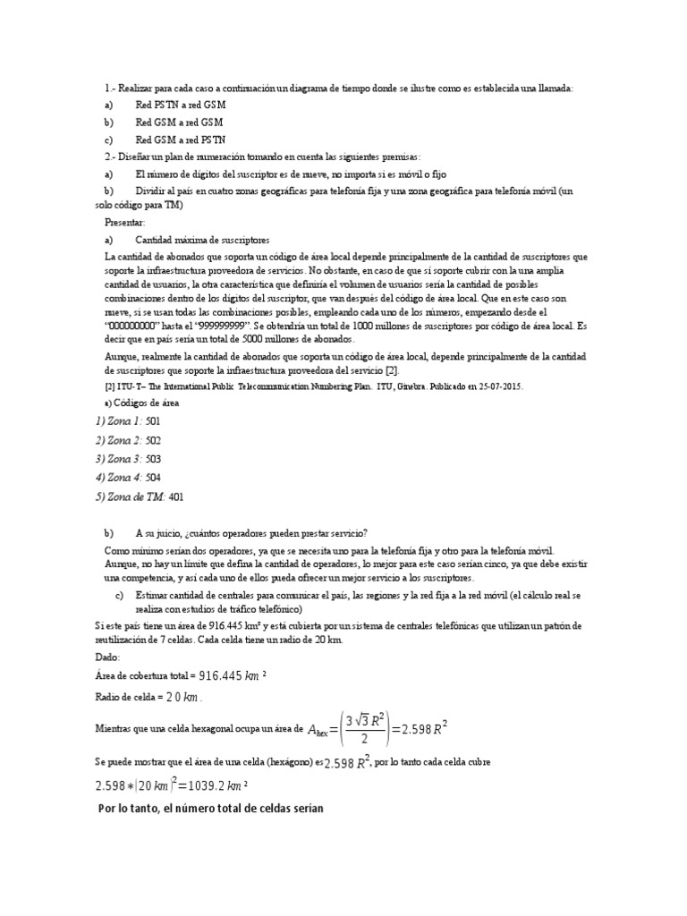 Sesión 9 | PDF | Gsm | Plan de numeración telefónica
