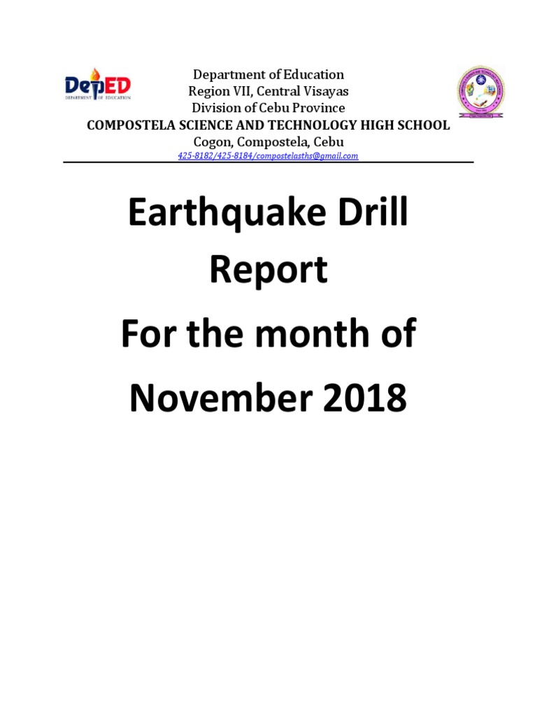 DRRR2 Narrative Report | PDF | Schools