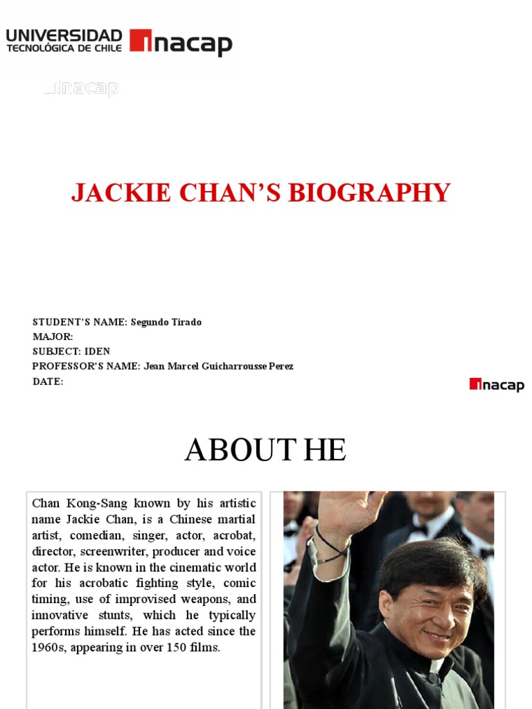 Biography Jackie Chan | PDF