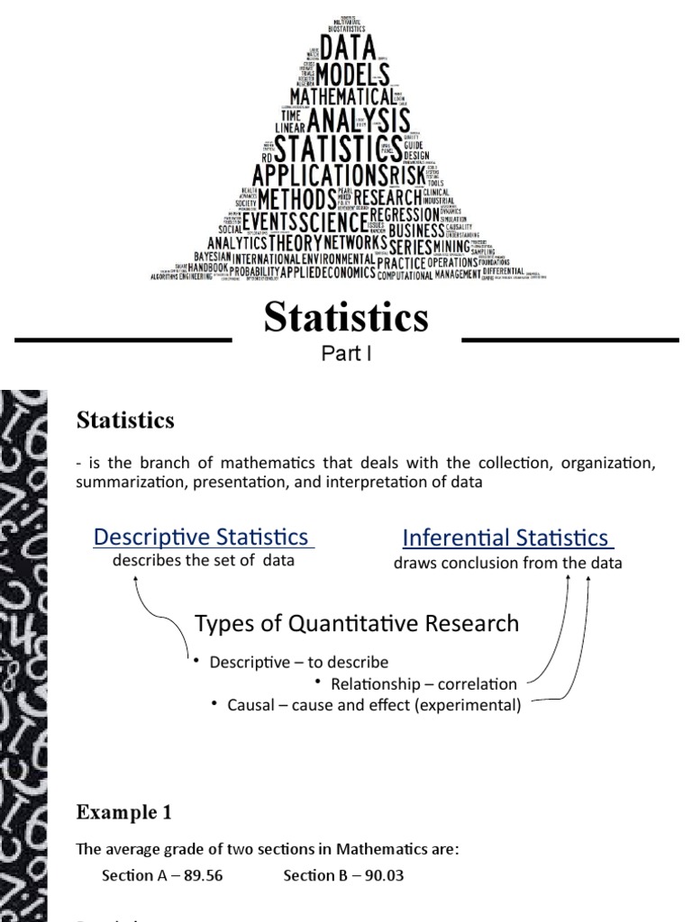 Statistics Part I | PDF | Normal Distribution | Statistics