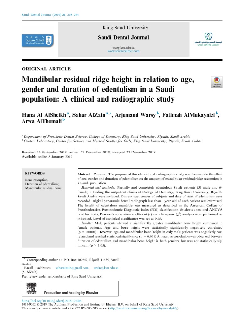 Alzain 2019 | PDF | Dentures | Dentistry