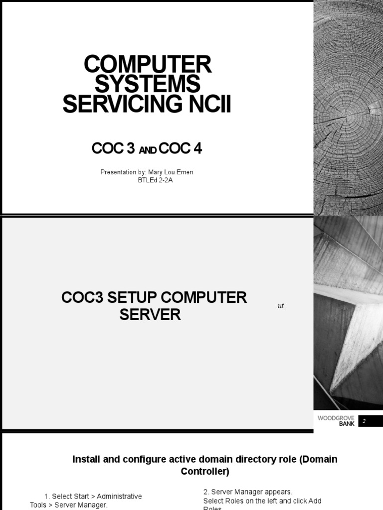 Computer Systems Servicing Ncii | PDF | Group Policy | Ip Address