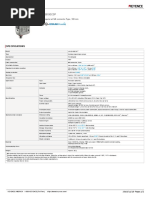 Keyence LR-ZB100CP Sensor Specifications | PDF | Bipolar Junction ...