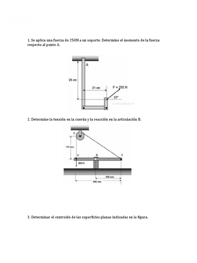 Taller Estatica P | PDF