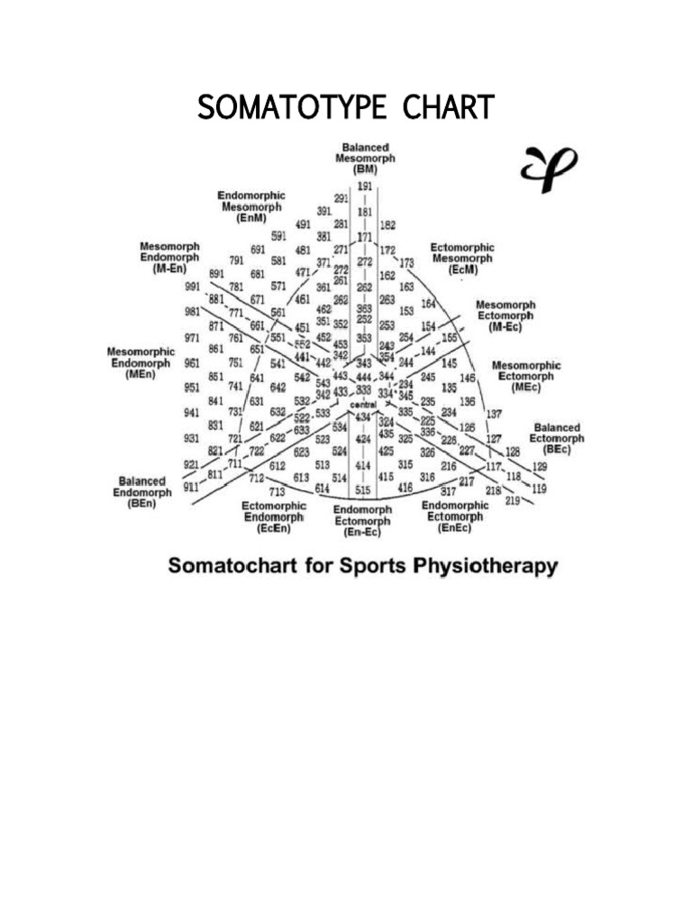 Somatotype Chart - 1 | PDF