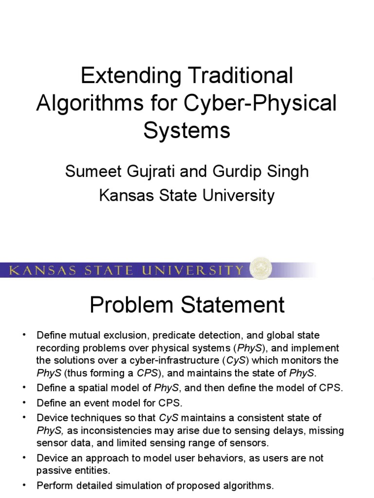 Traditional Vs CPS Algorithms Presentation | PDF | Cognitive Science ...