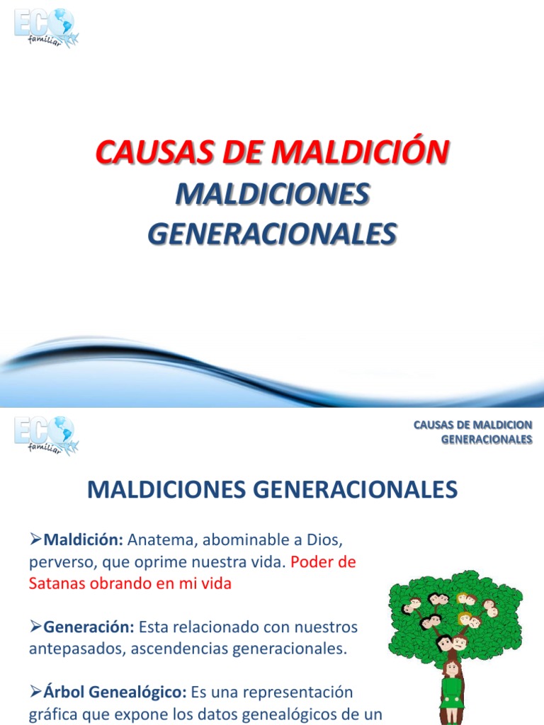 Causas de Maldiciones Generacionales | PDF | Pecado | Creencia ...