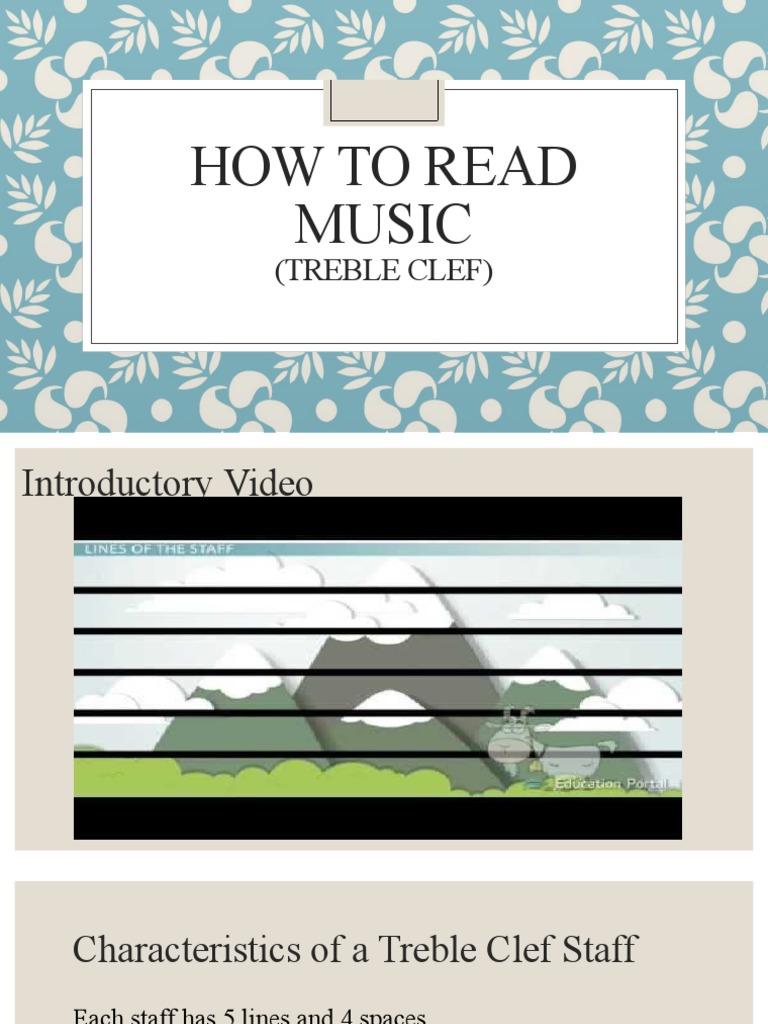 Learn Treble Clef Note Reading Basics | PDF | Language Arts & Discipline
